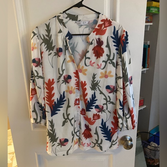 Tops | Patterned Tunic Top | Poshmark